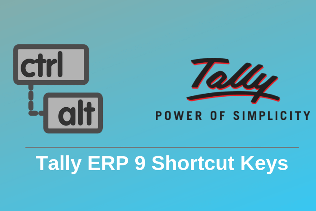 List of Shortcuts keys in Tally Erp9