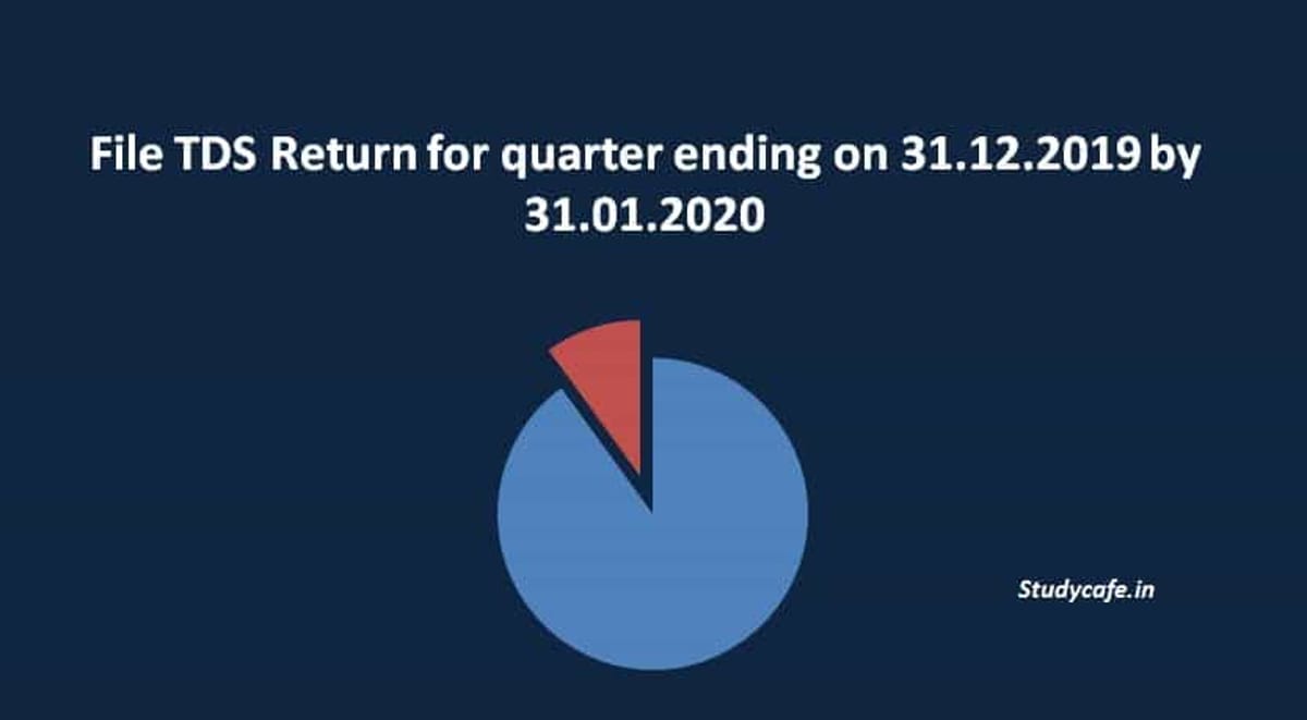 File TDS Return for quarter ending on 31.12.2019 by 31.01.2020
