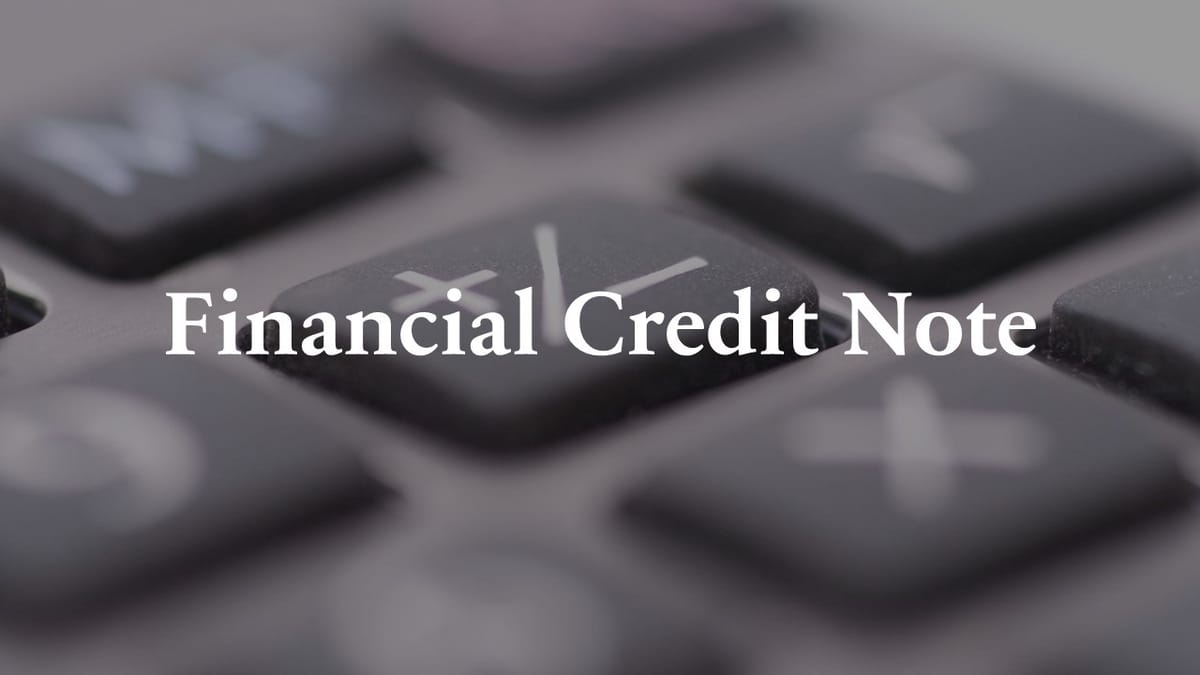 No GST ITC Reversal Required In Case Financial Credit Note Is Issued By No GST ITC Reversal Required In Case Financial Credit Note Is Issued By