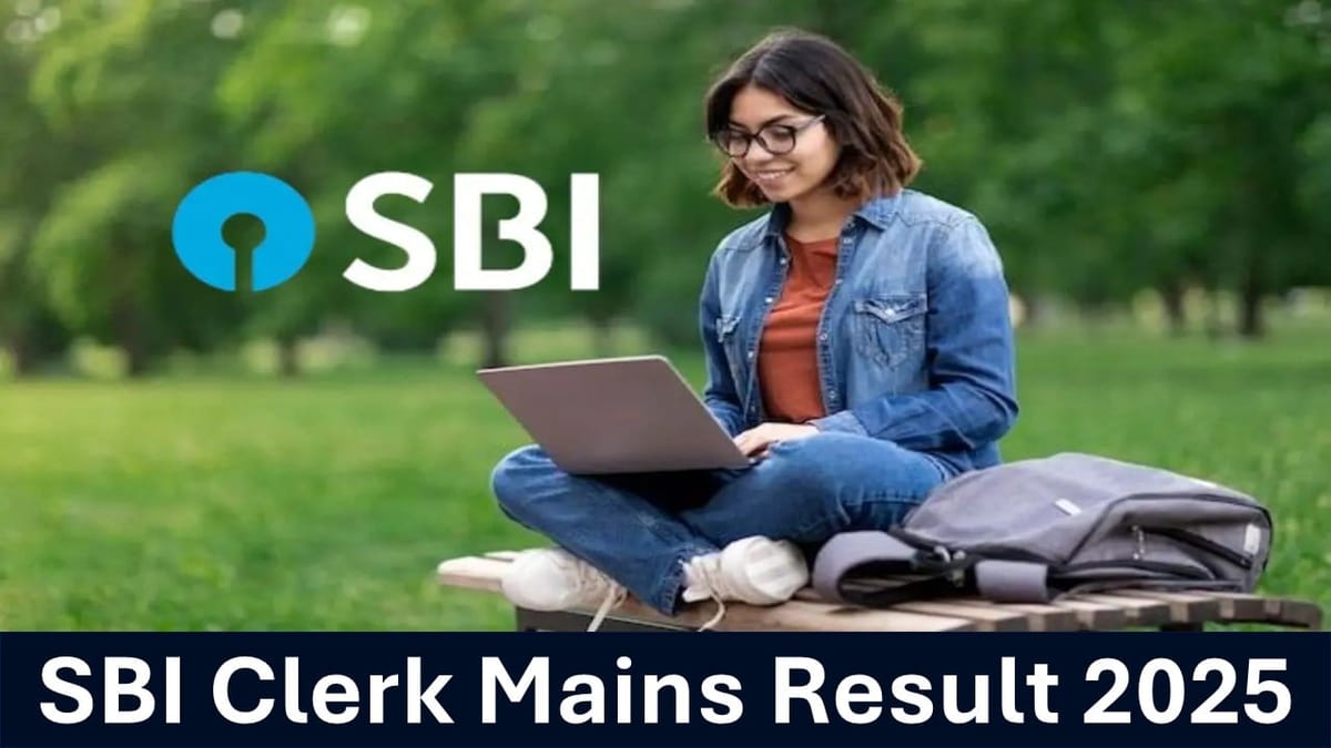 SBI Clerk Mains Result 2025 Expected to be Out Today, Check Key Details Here