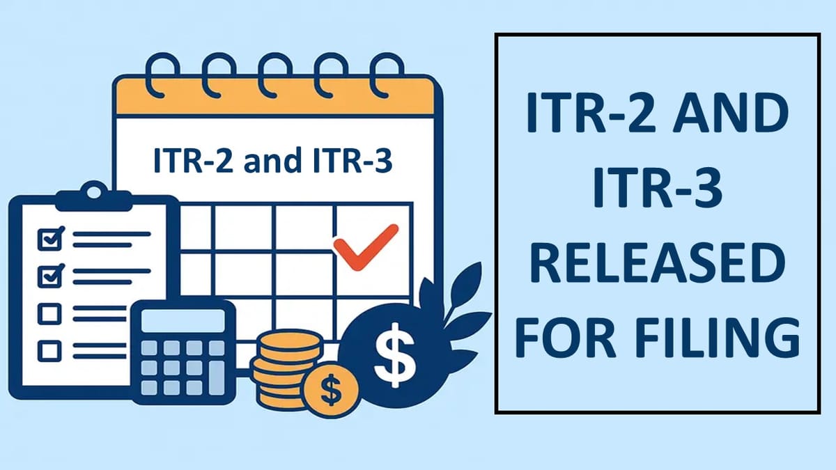 ITR-2 and ITR-3 Excel Utilities Released for AY 2025-26: Know What is New