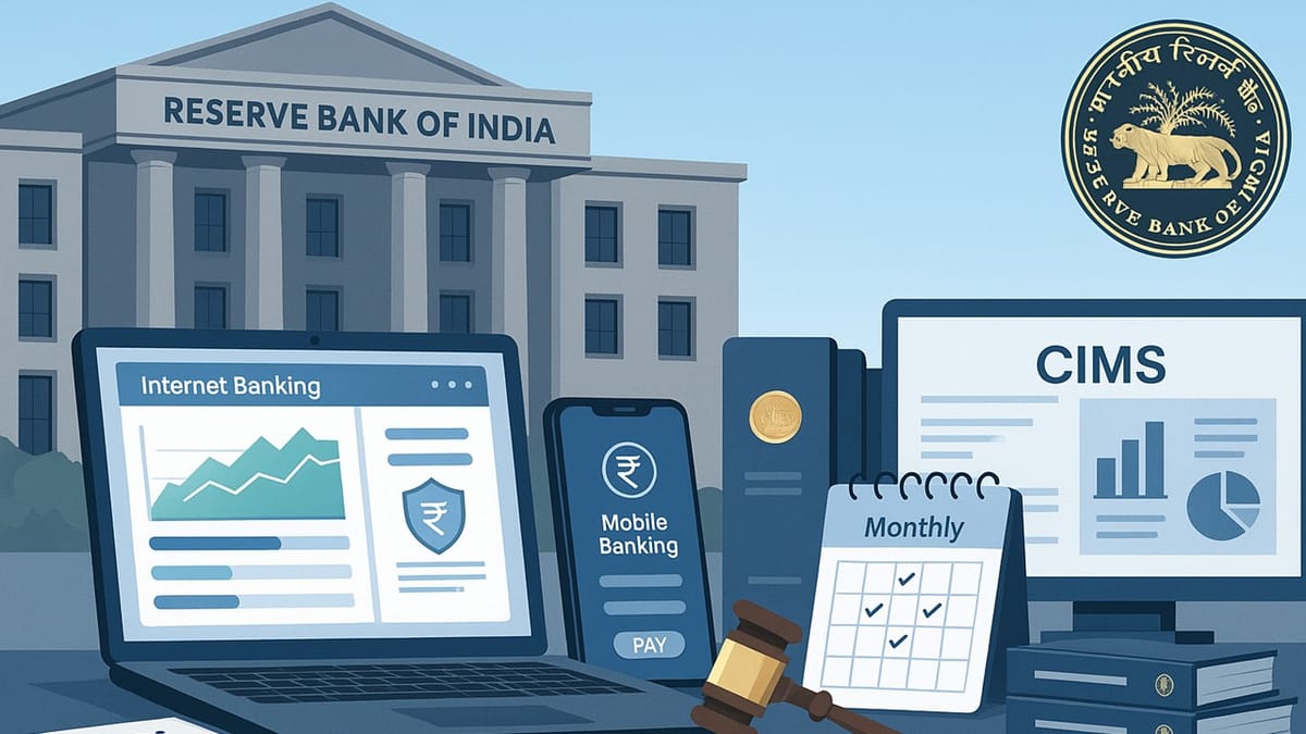 RBI’s New Rule! Banks Must File Monthly Internet & Mobile Banking Returns