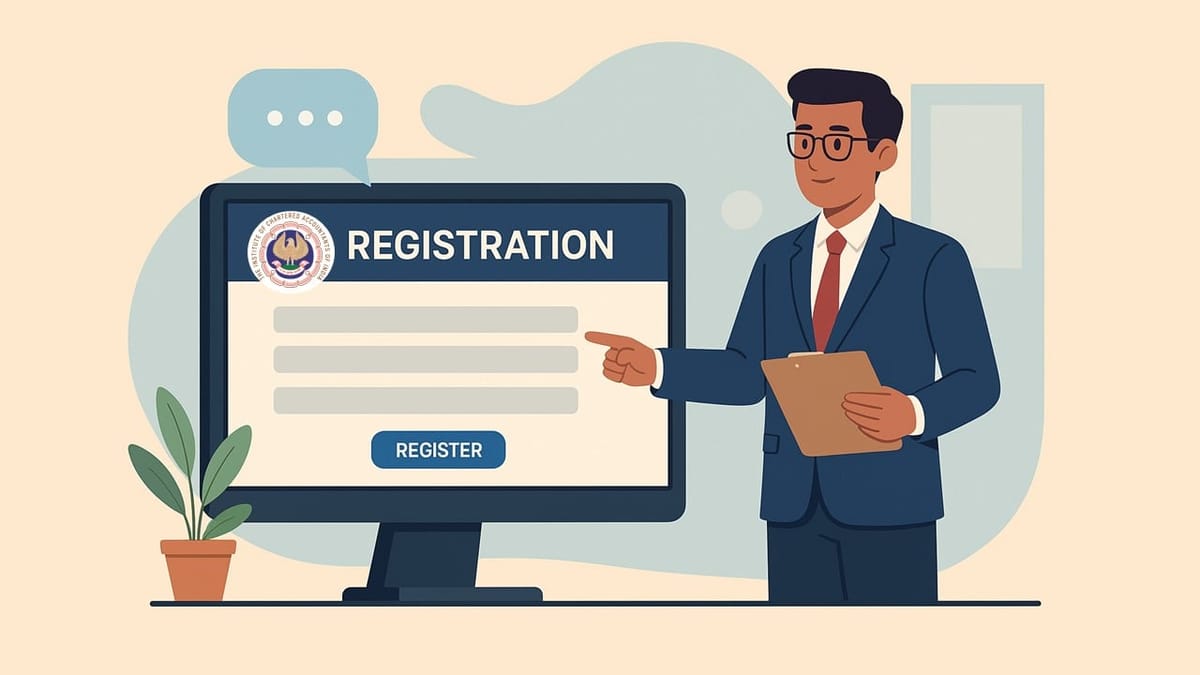 ICAI Opens Registrations for CA January 2026 Exams Observers at ...