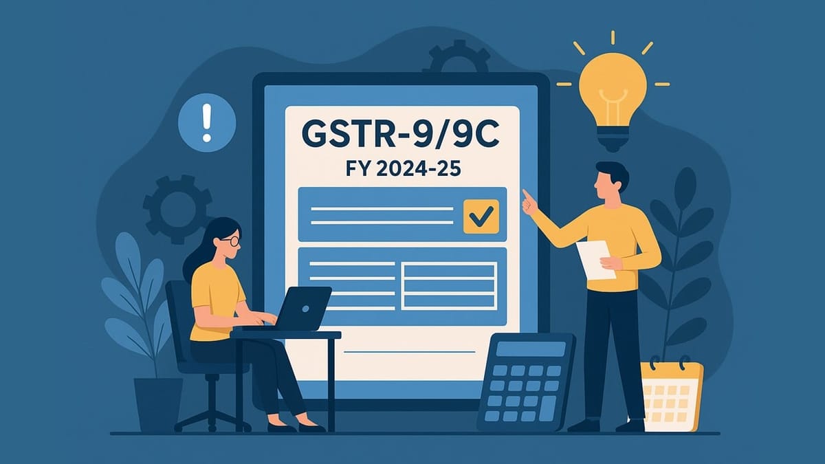 GSTR-9/9C FY 2024-25: Key Updates, New Tables and Filing Insights Ahead ...