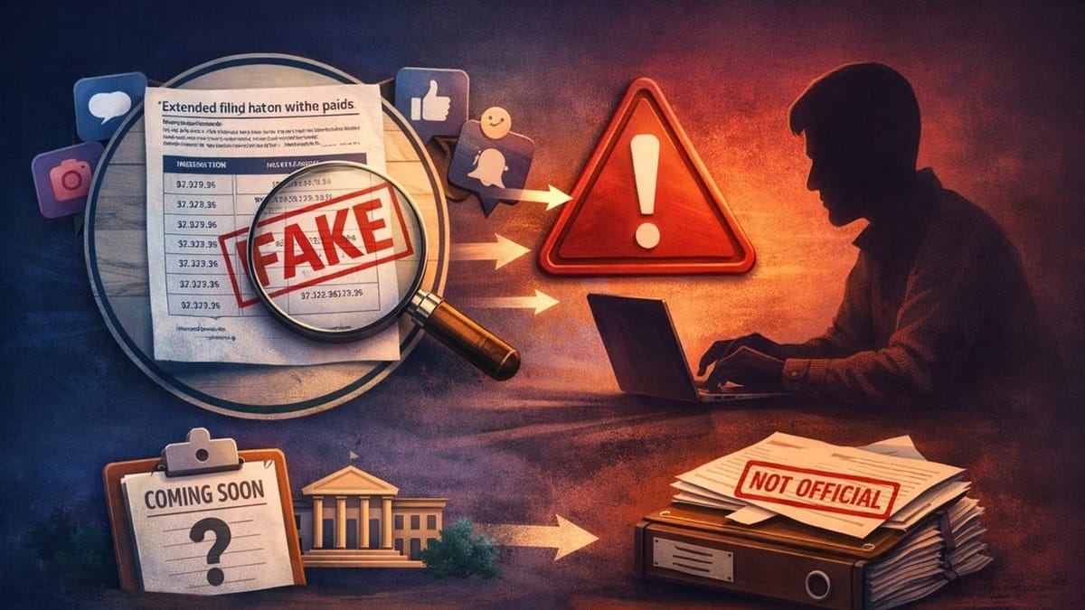 FAKE MCA Annual Filing Due Date Extension Circular Circulating on ...