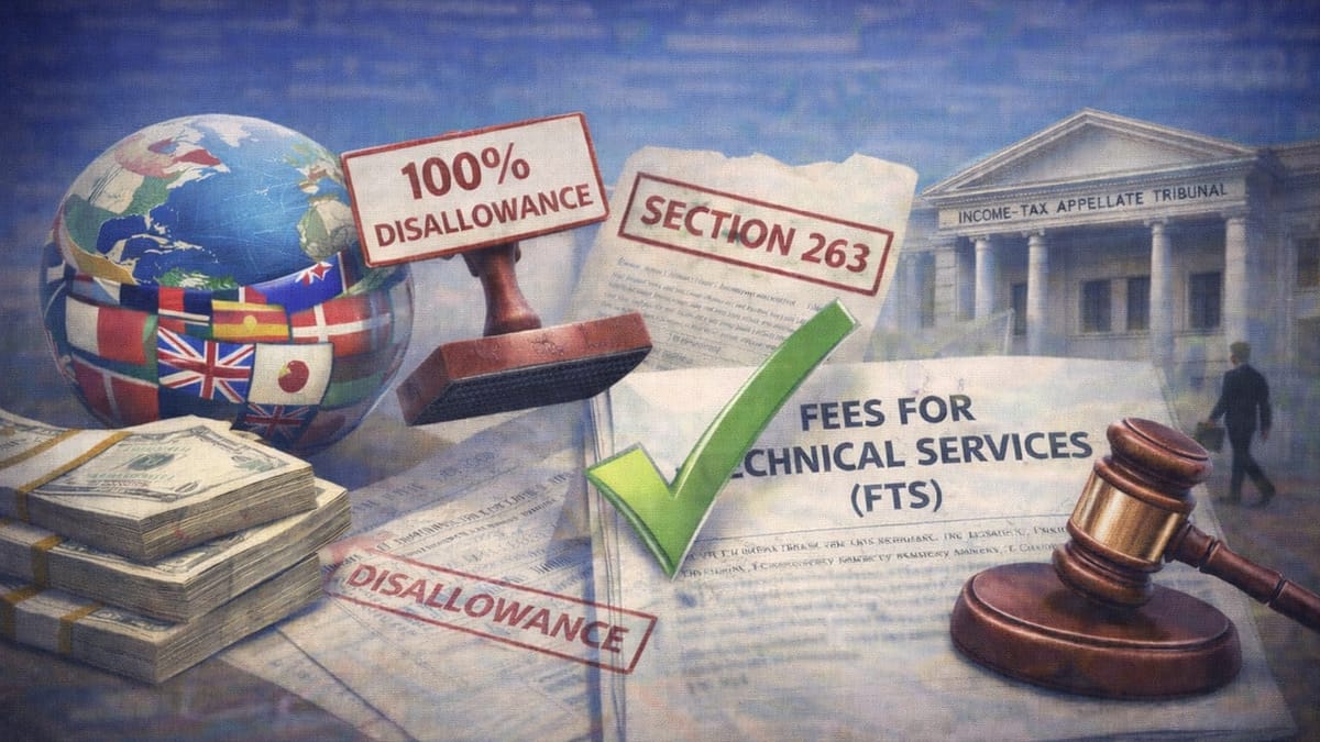 ITAT Delhi Quashes Section 263 Revision on 100% Disallowance of FTS to ...