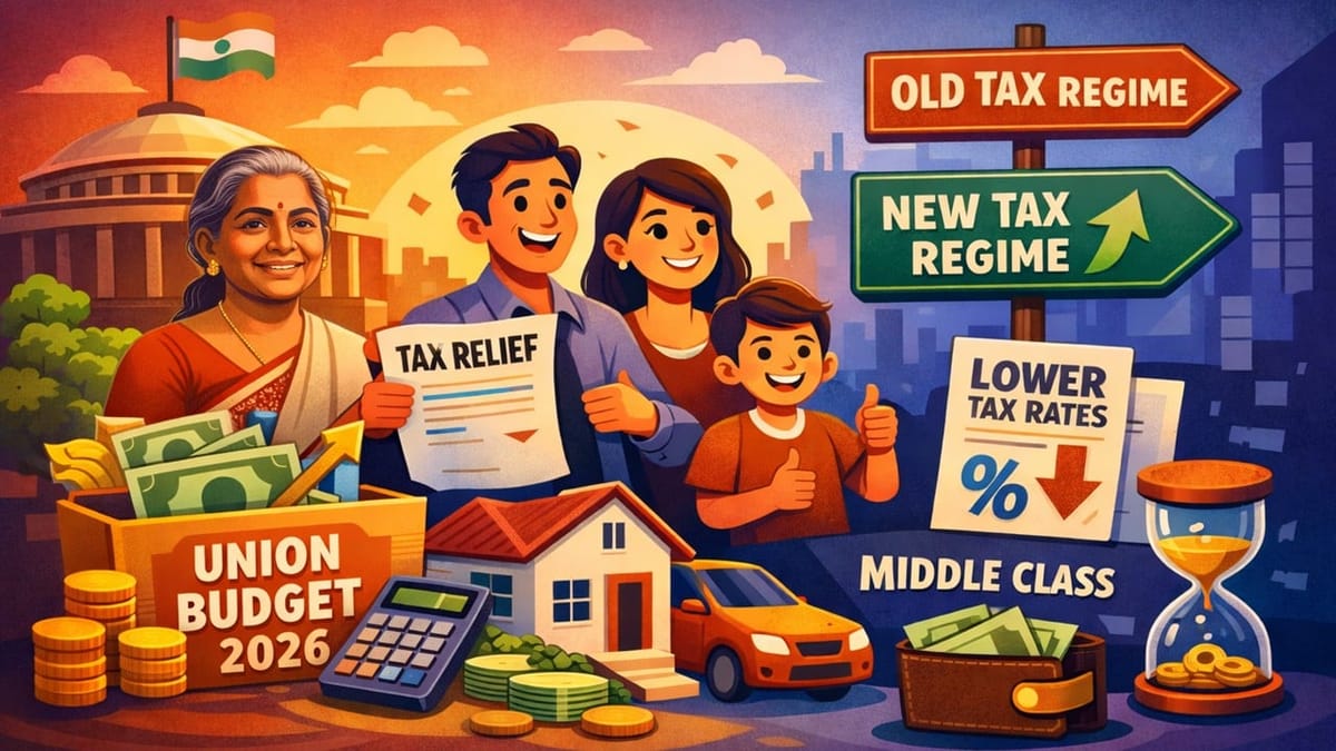 Union Budget 2026: Middle-Class Tax Relief May Continue as New Tax ...