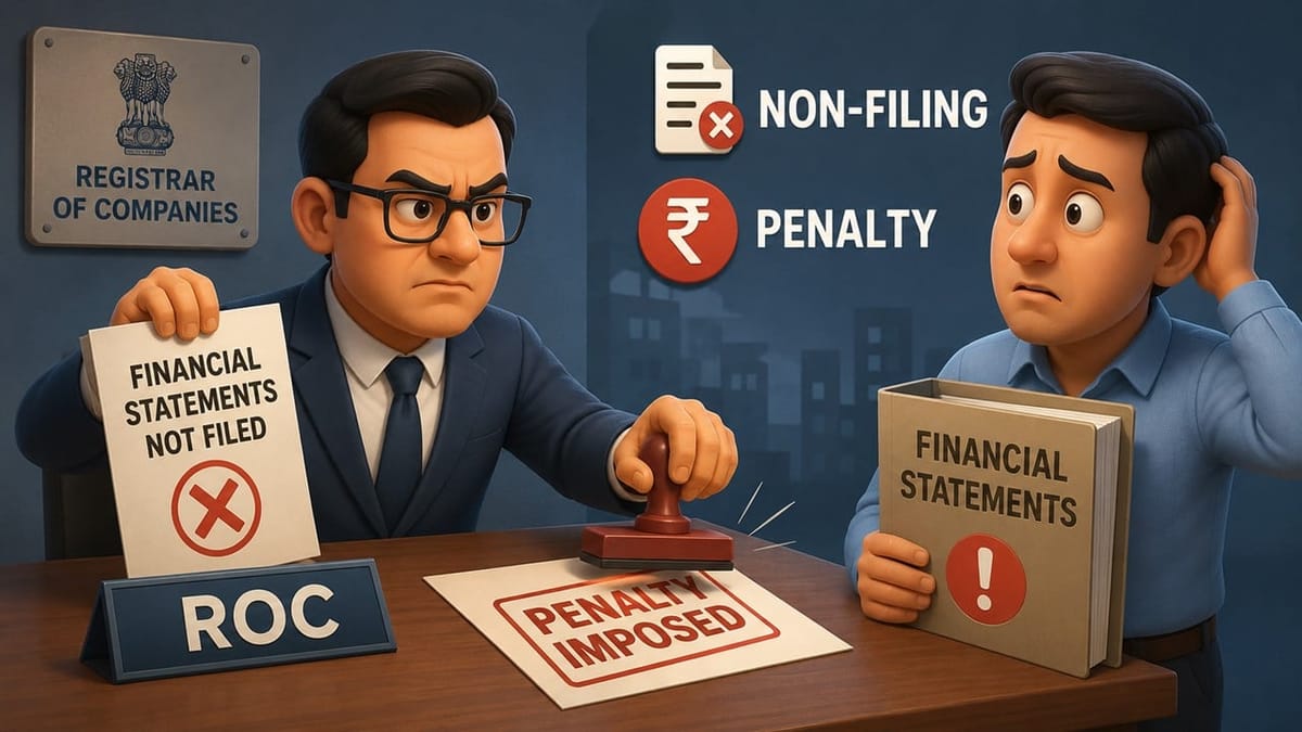 ROC Imposes Penalty for Non-Filing of Financial Statements Under ...