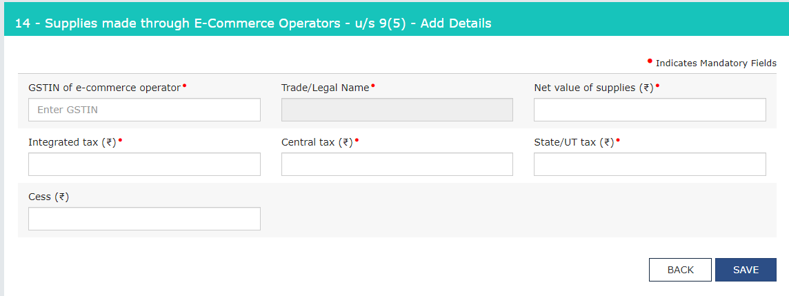 GSTR-1 New Changes: Table 14 and Table 15 Added in Form GSTR-1